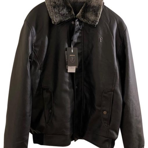 French Connection | Jackets & Coats | Fcollection Mens Leather Jacket ...